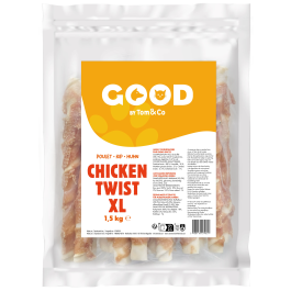 GOOD Chicken Twist XL 1,5kg 20pcs Good | Vetostore