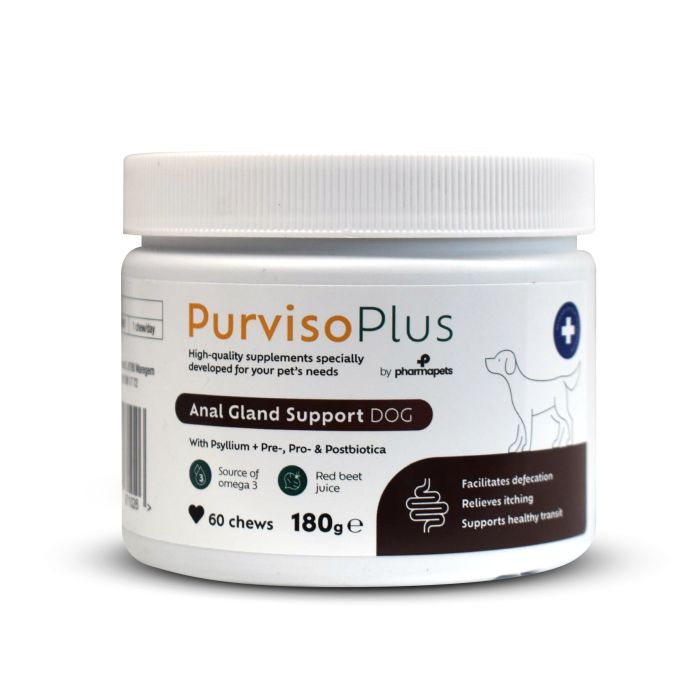 Purviso Plus Anal Gland Support Supplement pour Chiens Purviso Plus